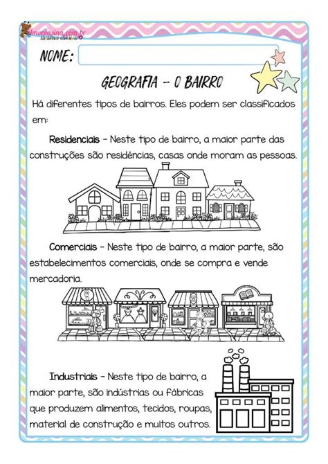 20 Atividades Sobre Os Bairros Para Imprimir Online Cursos Gratuitos