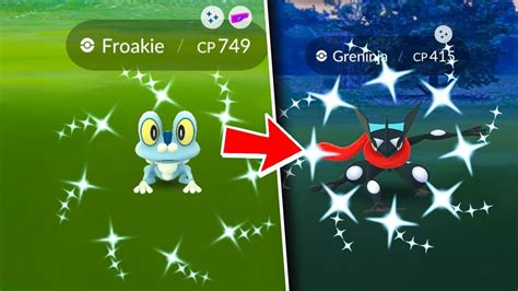 First Look At Shiny Greninja In Pokemon Go Froakie Community Day Event