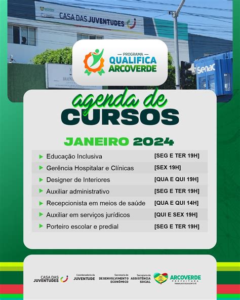Programa Qualifica Arcoverde abre inscrições para sete cursos gratuitos