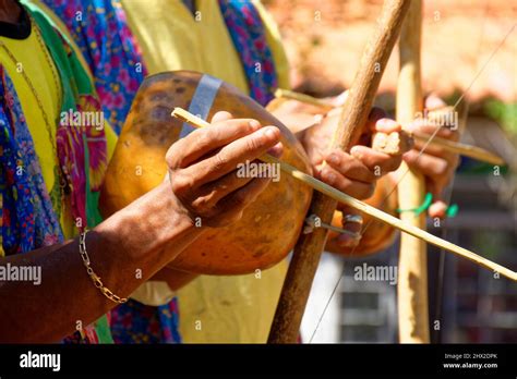 Brazilian Musical Instrument Called Berimbau And Usually Used During