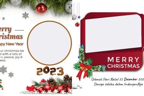 Twibbon Natal 2023 Dan Tahun Baru 2024 Desain Keren Penuh Makna Siapkan