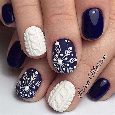 Ongle En Gel Hiver Les Couleurs Et Les Motifs Privil Gier Cette