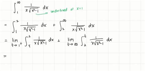 solved the integrals converge evaluate the integrals without using tables ∫1 ∞ 1 x √ x 2 1
