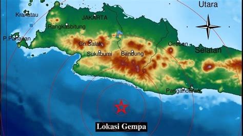 Gempa Bumi Terkini Di Garut Jumat Februari Pusat Guncangan Di