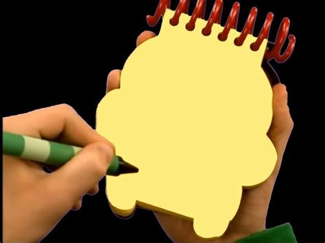 Joe S Notebook Template Green Blues Clues Blues Clues Notebook