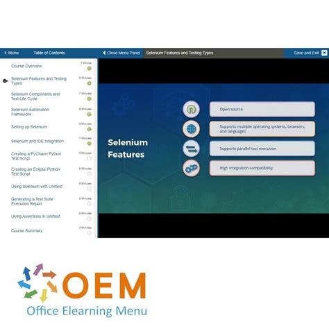 Selenium Deep Dive E Learning Training Online Oem