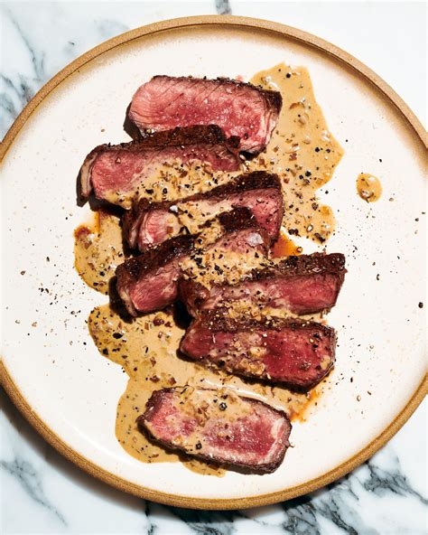 Steak Au Poivre Plating