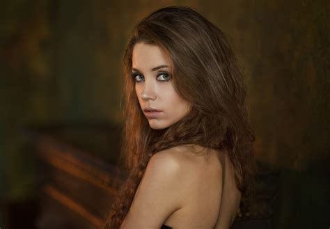 Maxim Maximov 1080P Women Ksenia Kokoreva Face Portrait HD Wallpaper