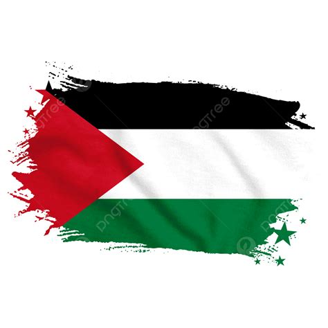 Gambar Abstrak Bendera Palestina Png Vektor Psd Dan Clipart Dengan