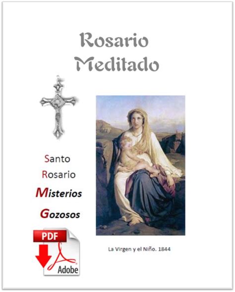 M S Nuevo Para Completo El Santo Rosario Meditado Para Imprimir