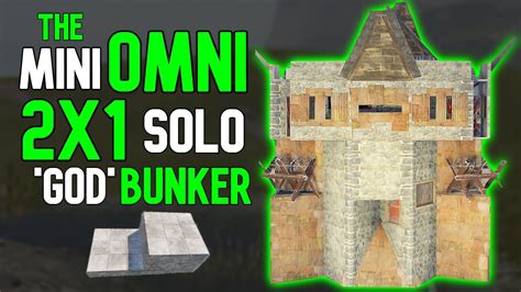 The Mini Omni X Solo God Bunker Rust Base Design Youtube