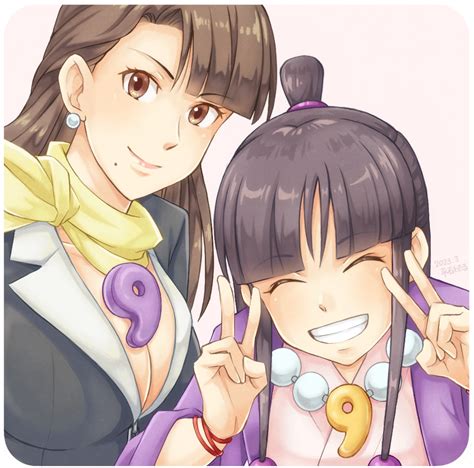 Maya Fey And Mia Fey Ace Attorney Drawn By Hiraishi Wataru Danbooru