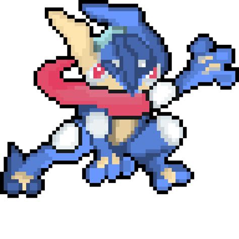 Greninja Pixel art number whatever Pokémon Amino