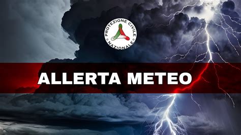 ALLERTA METEO MAXI TEMPORALI GIÀ IN ATTO RISCHIO FORTE VENTO E