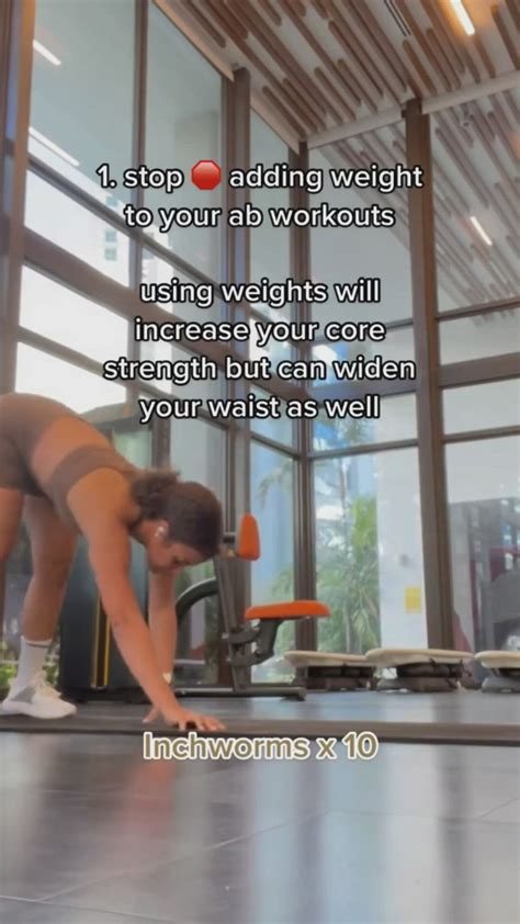 Ab Core Workout Routine For An Hourglass Shape At Home Low Impact