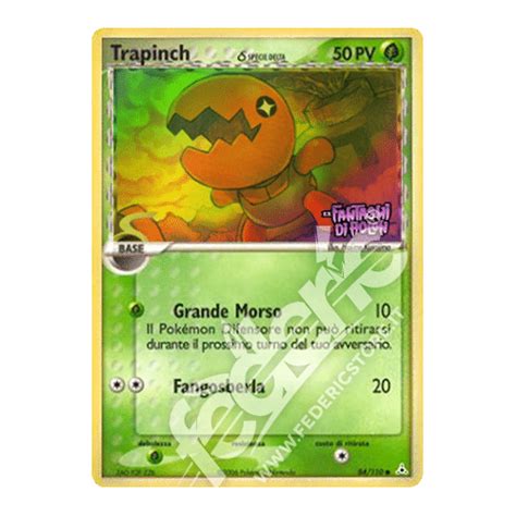 084 110 Trapinch δ Specie Delta Comune Reverse Foil Stamp IT MINT