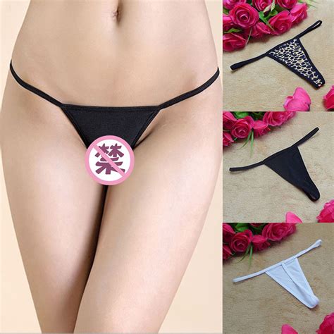 Calcinha Fio Dental Feminina De Cintura Baixa Transparente Sexy