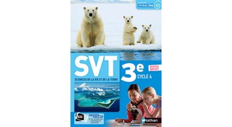 Spiral ère SVT 3e 2017 Site compagnon Éditions Nathan
