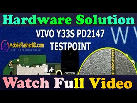 Vivo Y S Test Point Isp Pinout Remove Pattern Lock And Off