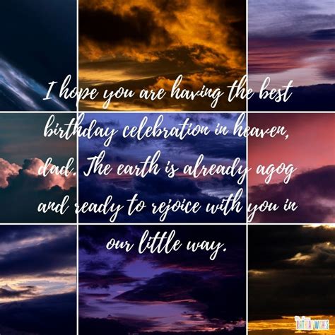 Birthday In Heaven Poem Dad