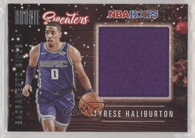 2020 21 Panini NBA Hoops Rookie Sweaters Tyrese Haliburton RSW TYR