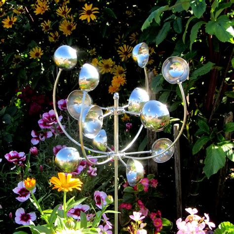 Garten Metall Windm Hle Magische Wind Spinner Einzigartige Windrad