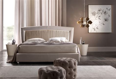 Portofino Cantori Massive Upholstered Double Bed Banater Eisen