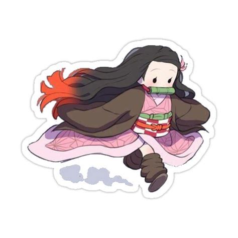 Tiny Nezuko Sticker Anime Stickers Anime Printables Kawaii Stickers