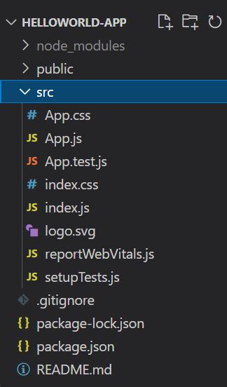 first react app hello world react example knpcode