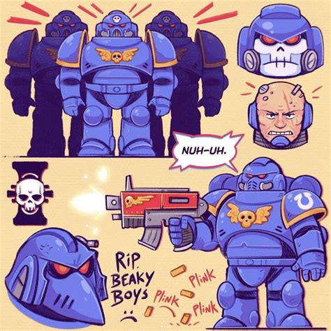 Boltgun Inspired Ultramarines By Mostly Ghostly R