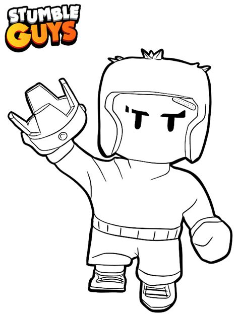 Stumble Guys Para Colorear 30 Dibujos Para Imprimir