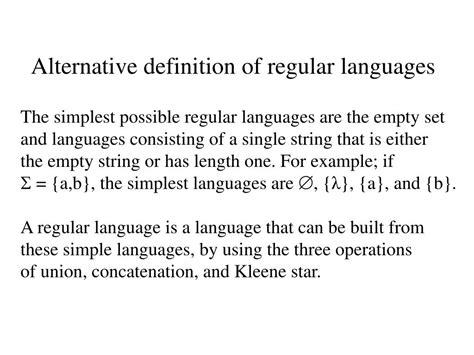 ppt chapter 3 regular languages and expressions powerpoint presentation id 6561371