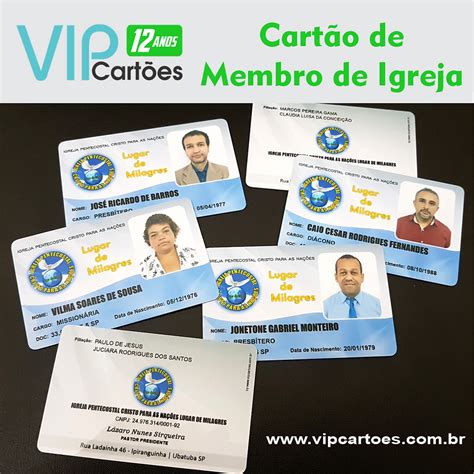 Como Fazer Cart O E Credencial De Membro De Igreja Aqui