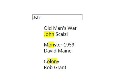 Lightweight Fuzzy Search Highlighting Component Using Fuse Js