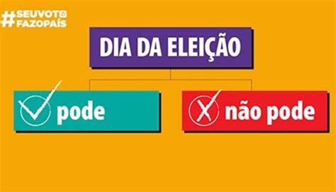 Saiba o que pode e o que não pode ser feito no dia de votação neste 2º