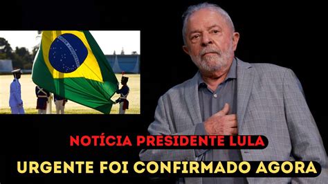 PRESIDENTE LULA COMUNICADO IMPORTANTE QUE NINGUÉM ESPERAVA LOGO ELE FEZ