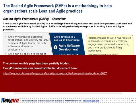 ppt safe series scaled agile framework safe primer 28 slide ppt powerpoint presentation