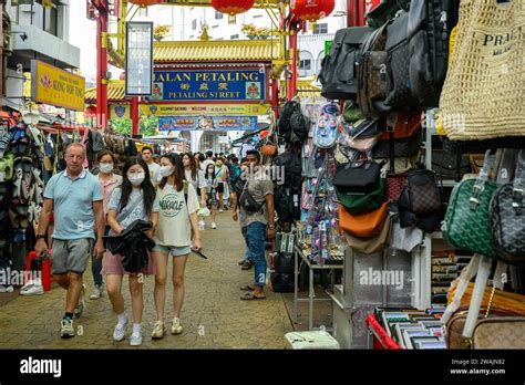 Petaling Street Market Chinatown Kuala Lumpur Malaysia Stock Photo