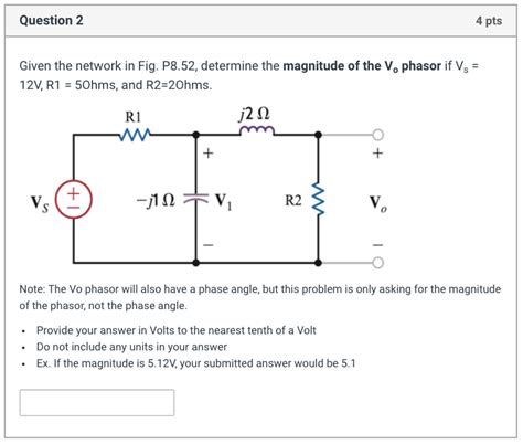 Solved Question Pts Find Vx In The Circuit In Fig Chegg