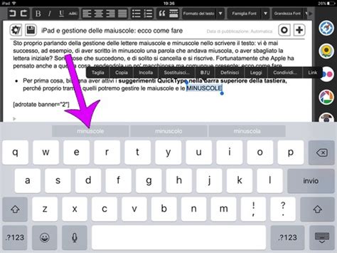 Ipad E Gestione Delle Maiuscole E Minuscole Ecco Come Fare Ipaddisti