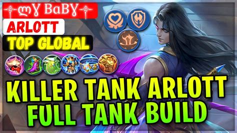 Killer Tank Arlott Full Tank Build Top Global Arlott ლɣ βɑβɣ