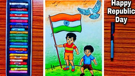 Top Republic Day Images For Drawing Amazing Collection Republic