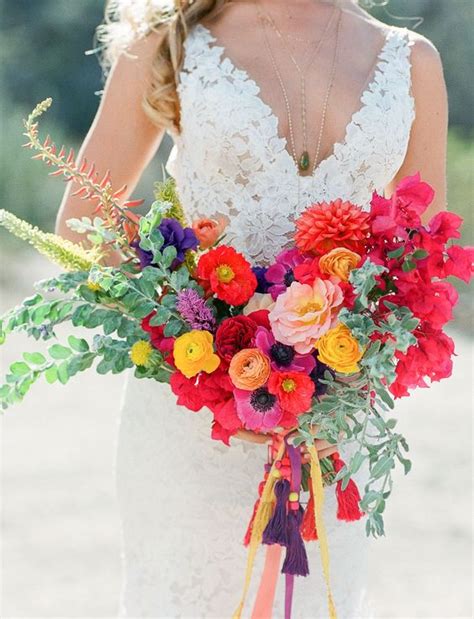 42 Colorful Wedding Bouquets That Excite And Inspire Weddingomania
