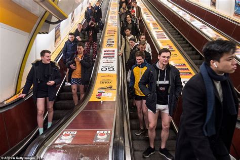 Thousands Of Straphangers Across US Strip Down To Their UNDERWEAR For
