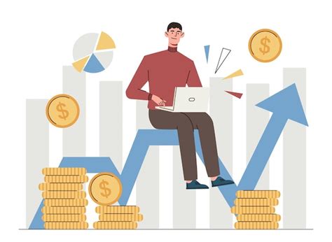 Inversionista O Emprendedor Exitoso Vector Premium