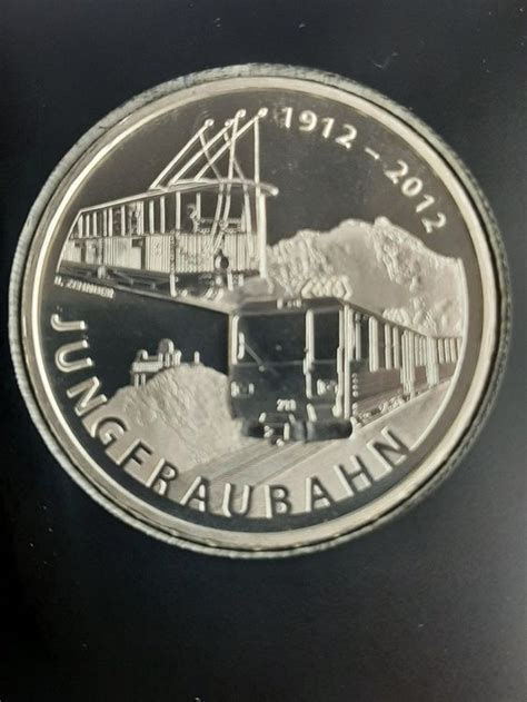 Gedenkmünze 20 FR 100 Jahre Jungfraubahn Kaufen auf Ricardo
