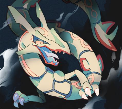 Rayquaza Pokemon Drawn By Akadako Danbooru