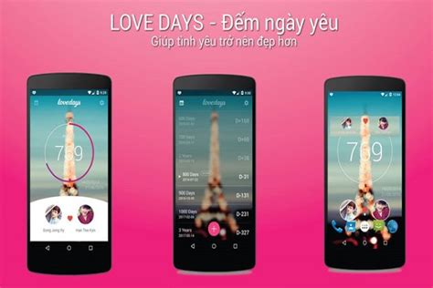 Top 8 app đếm ngày yêu nhau xịn nhất cho các cặp đôi
