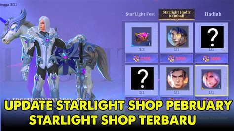 UPDATE STARLIGHT SHOP BULAN FEBRUARY 2024 BOCORAN STALIGHT SHOP TERBARU