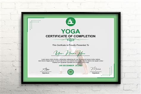 Fake Yoga Instructor Certificate Prntbl Concejomunicipaldechinu Gov Co